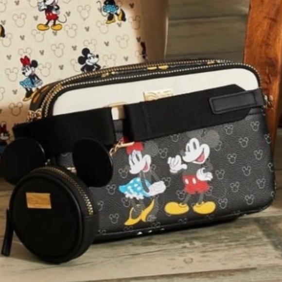 Disney | Accessories | Disney Mickey And Minnie Crossbody Bag | Poshmark